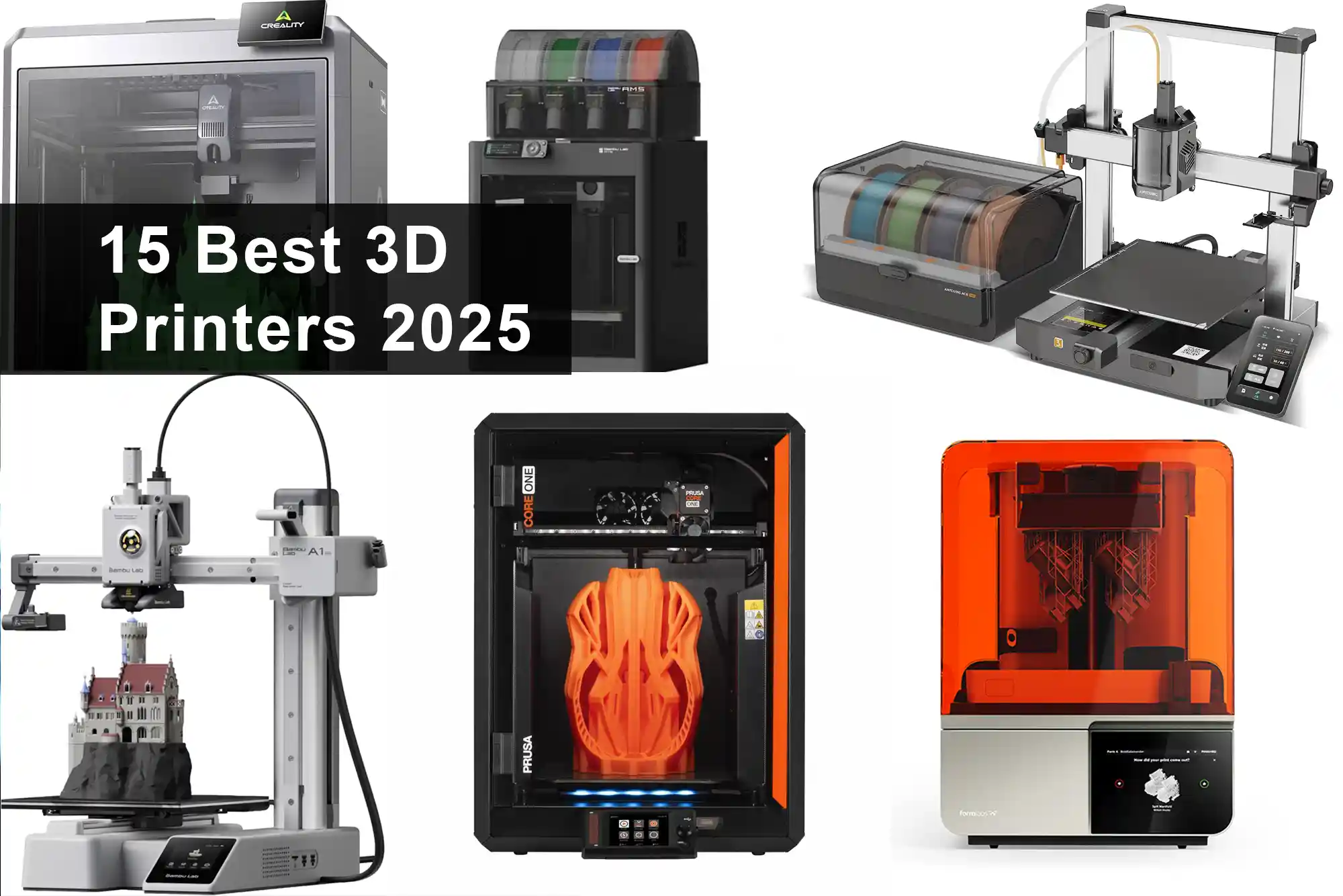 15 Best 3D Printers 2025: Tested Rankings by Print Speed & Quality